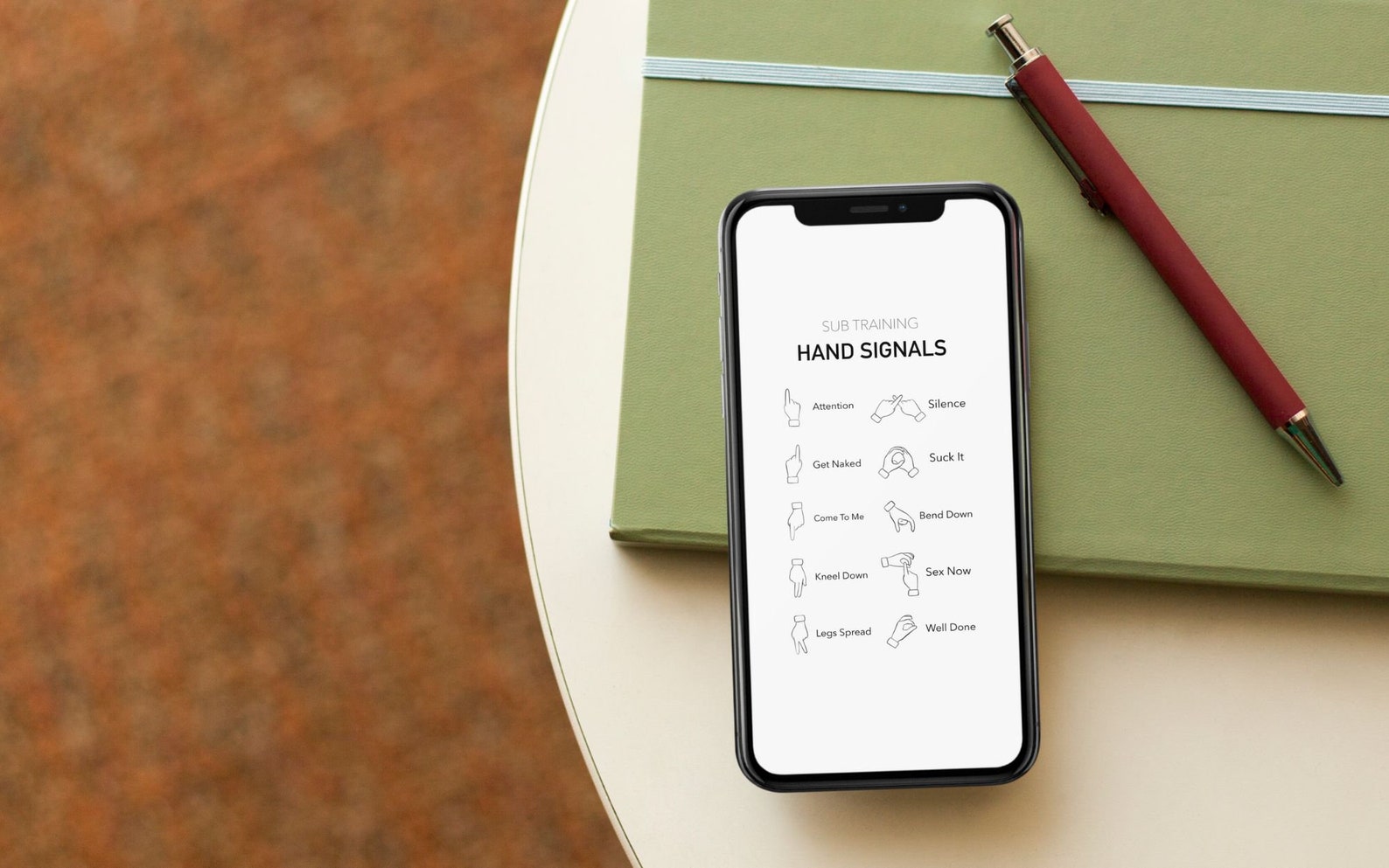 Sub Training - Hand Signals- Digital PDF Art File for Printing, 1 Page ...