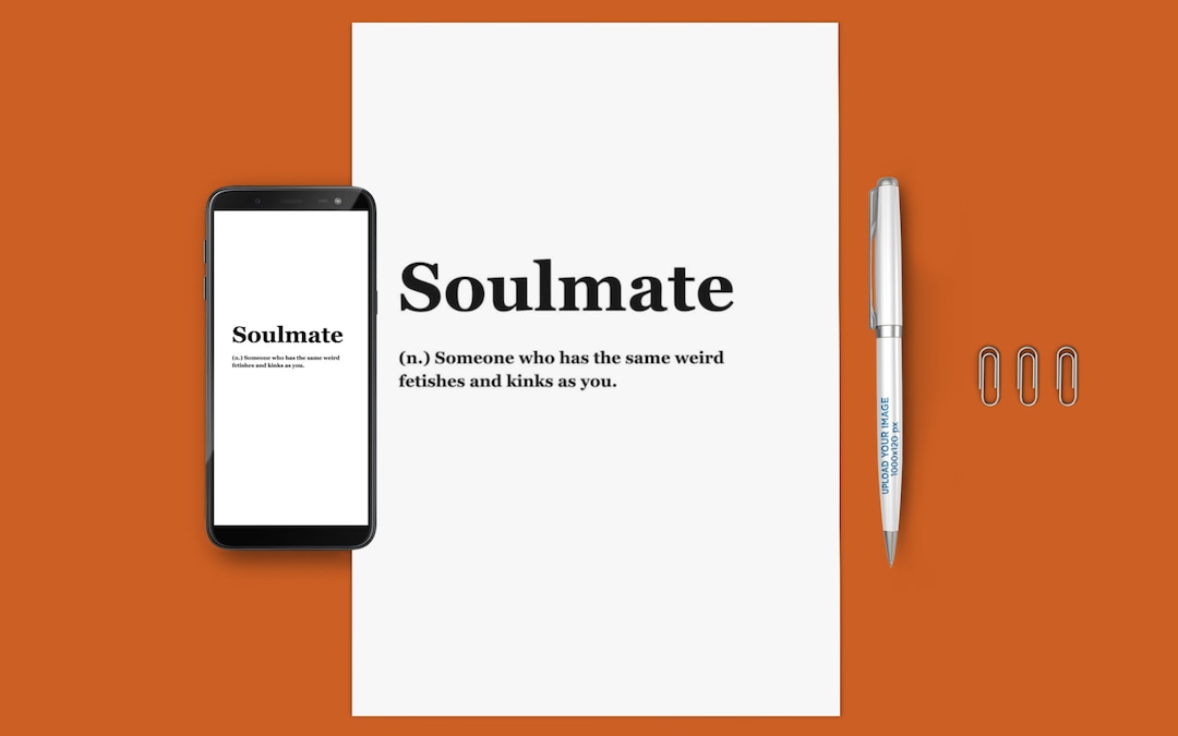 Soulmate Dictionary Meaning, Wall Art Digital PDF & JPEG Print File - Etsy