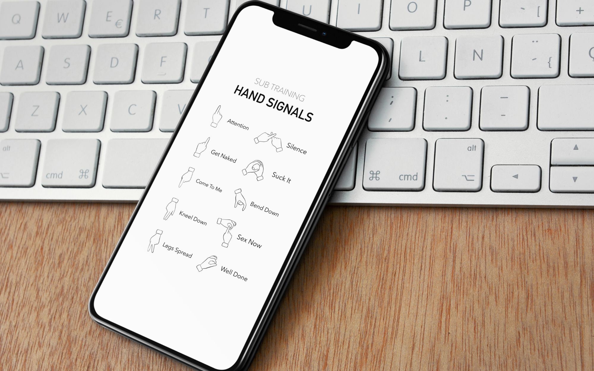 Sub Training - Hand Signals- Digital PDF Art File for Printing, 1 Page ...