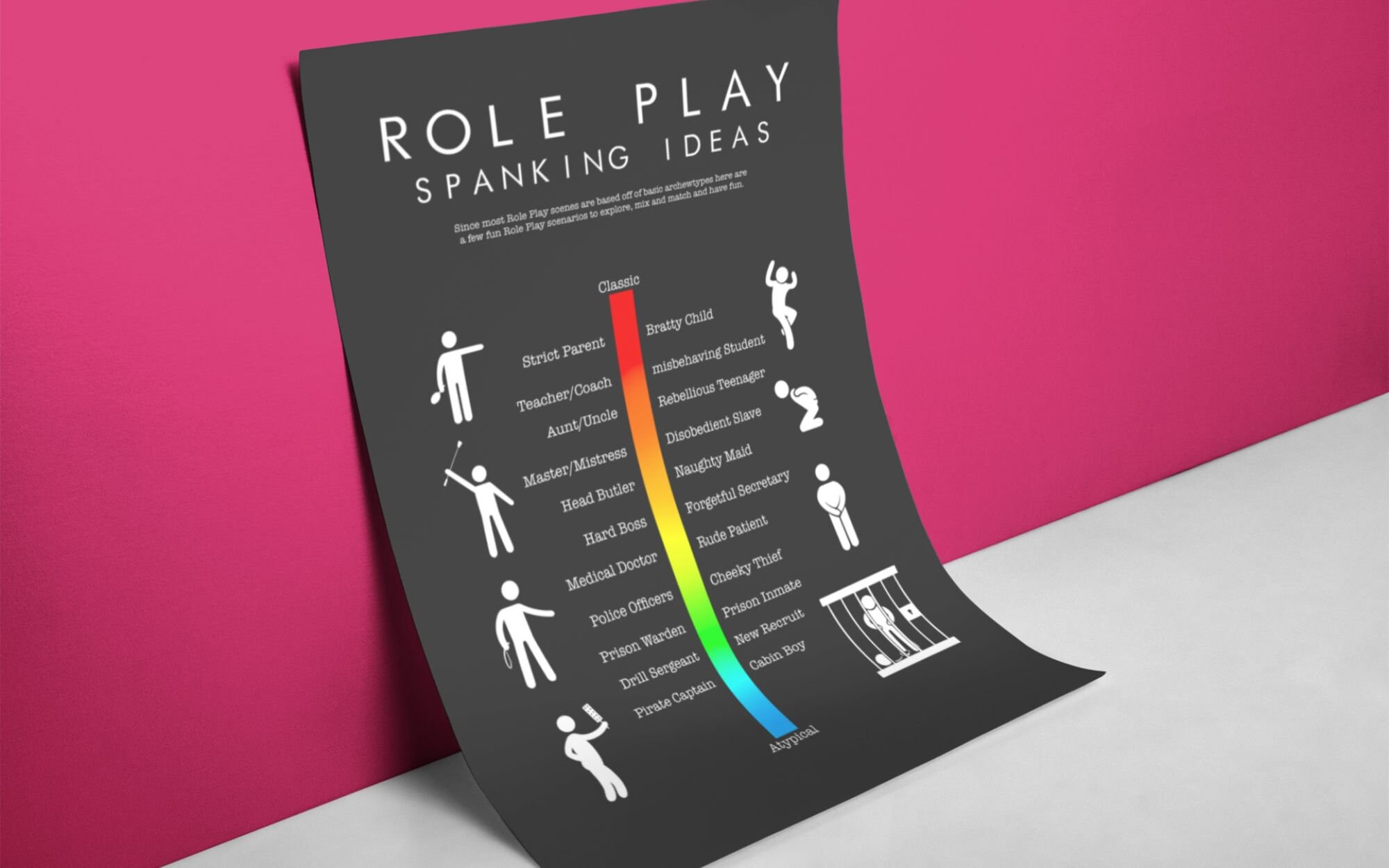 Role Play - Spanking Ideas - Digital PDF, JPEG & PNG Art File for ...