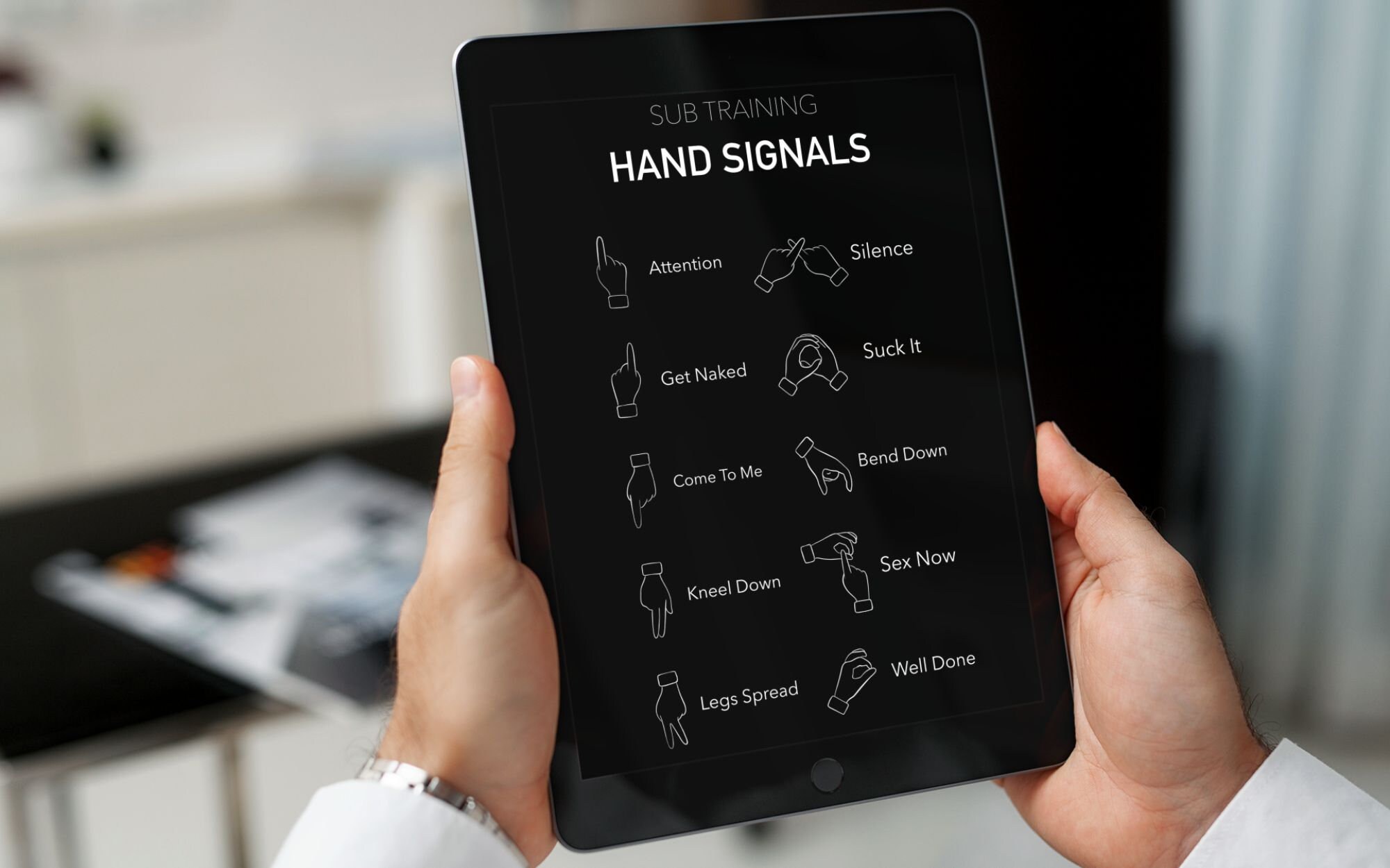 Sub Training - Hand Signals- Digital PDF Art File for Printing, 1 Page ...