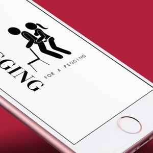 Begging for A Pegging white Digital PDF & JPEG Art File - Etsy