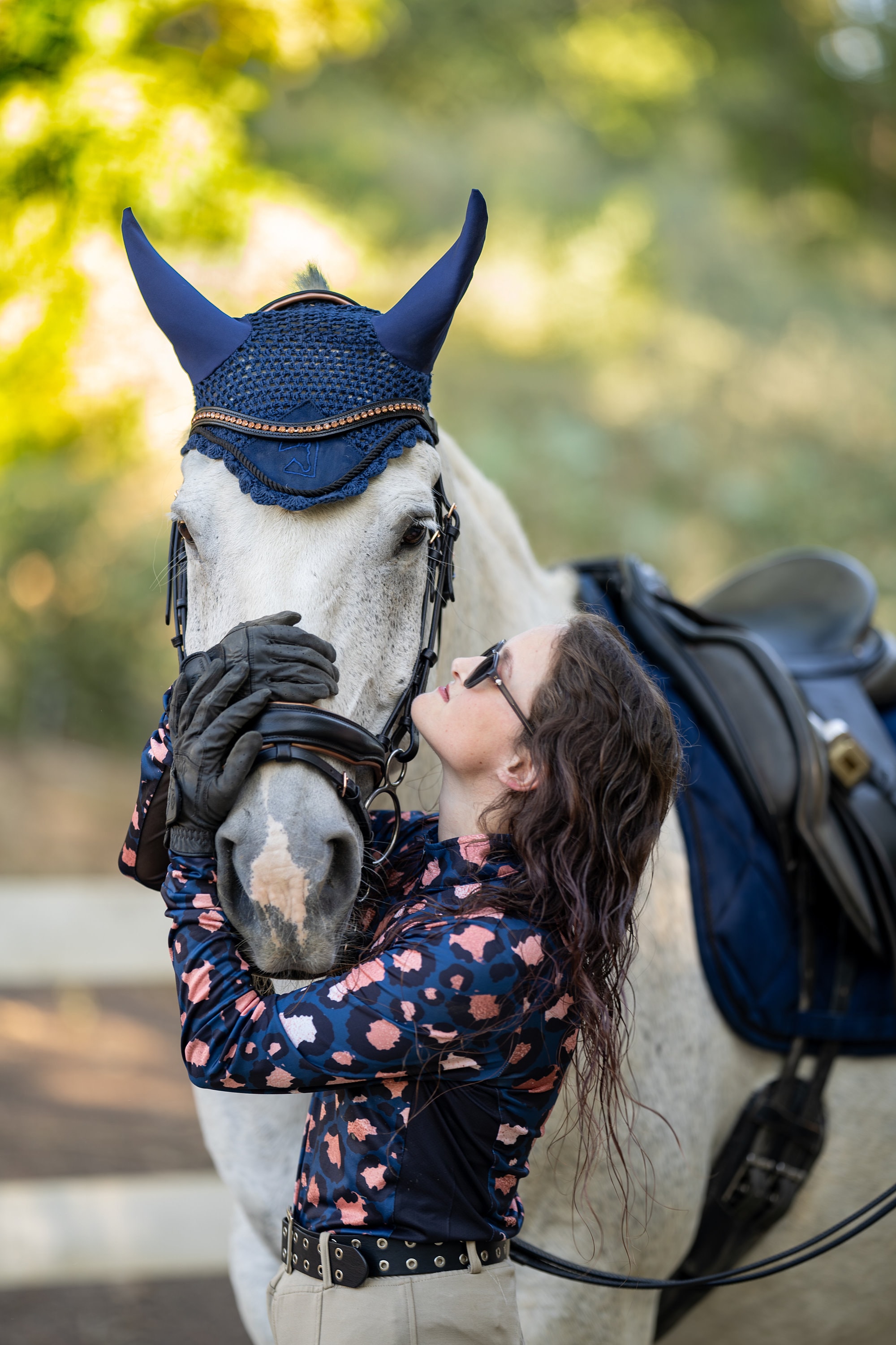 Horse Back Riding Shirt/ Equestrian Sun Shirt for Women- Rose Gold ...