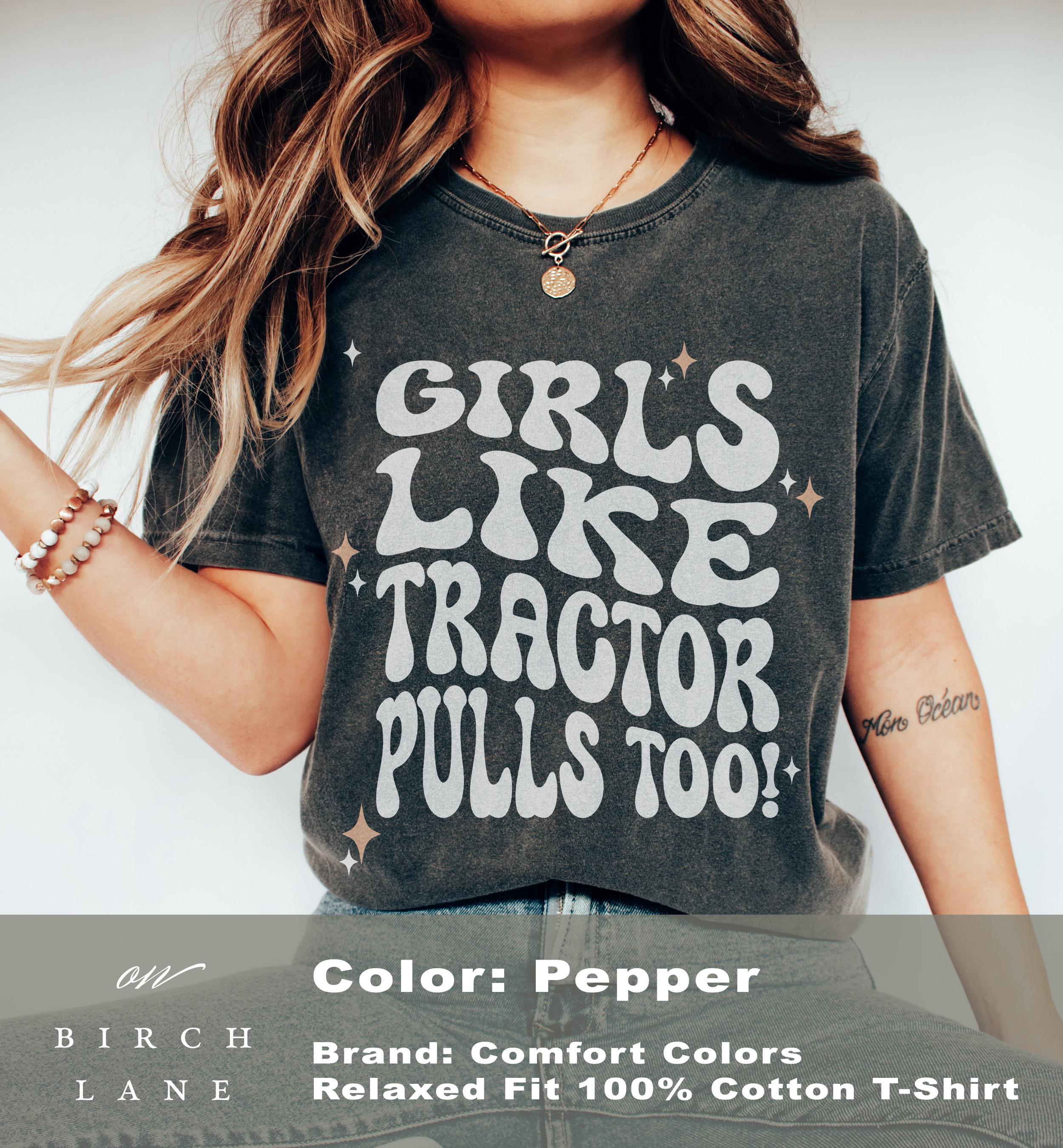 Tractor Pulling Shirt Farm Chores T Shirt Womens Tractor Pull Hobby ...