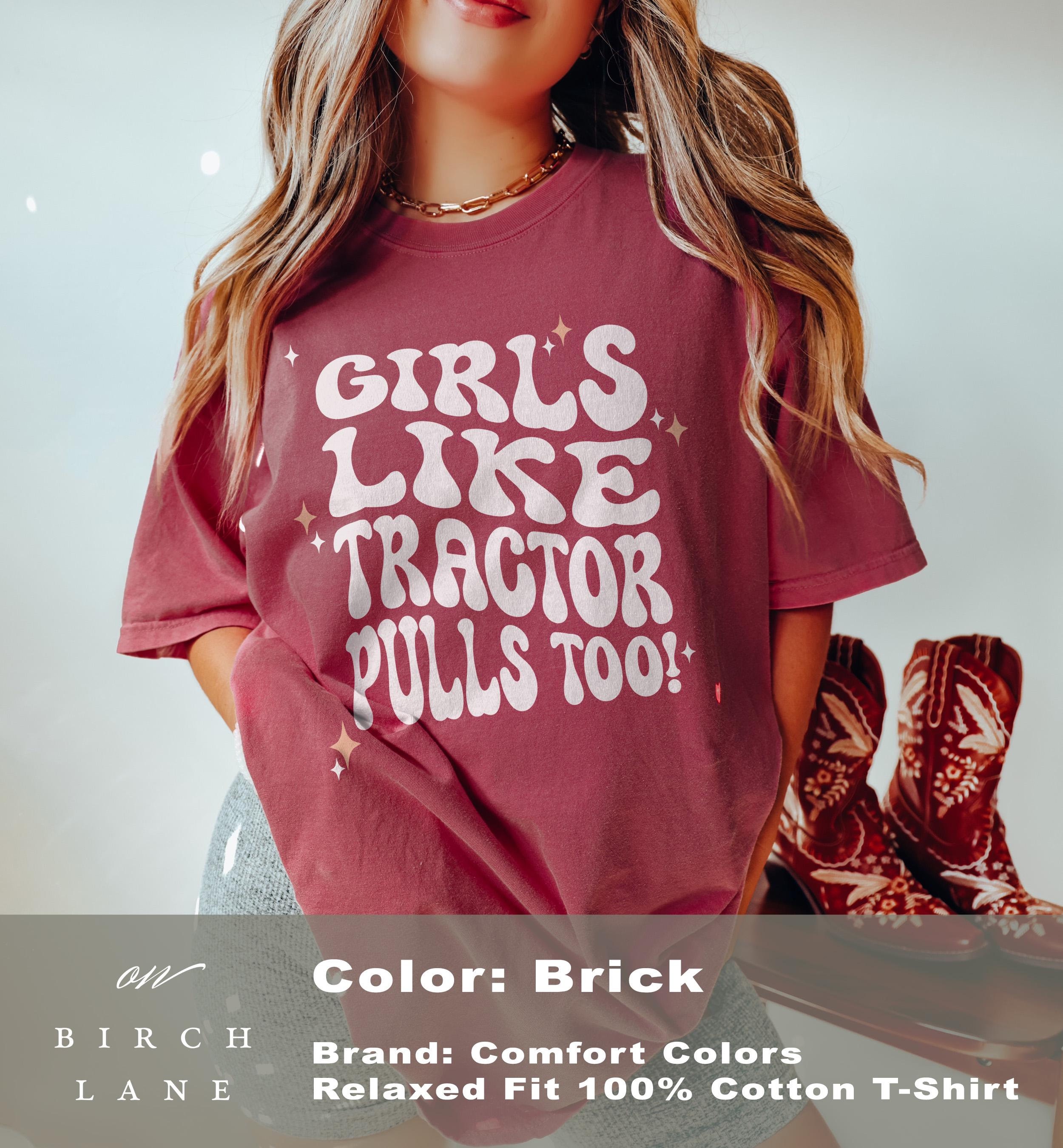 Tractor Pulling Shirt Farm Chores T Shirt Womens Tractor Pull Hobby ...