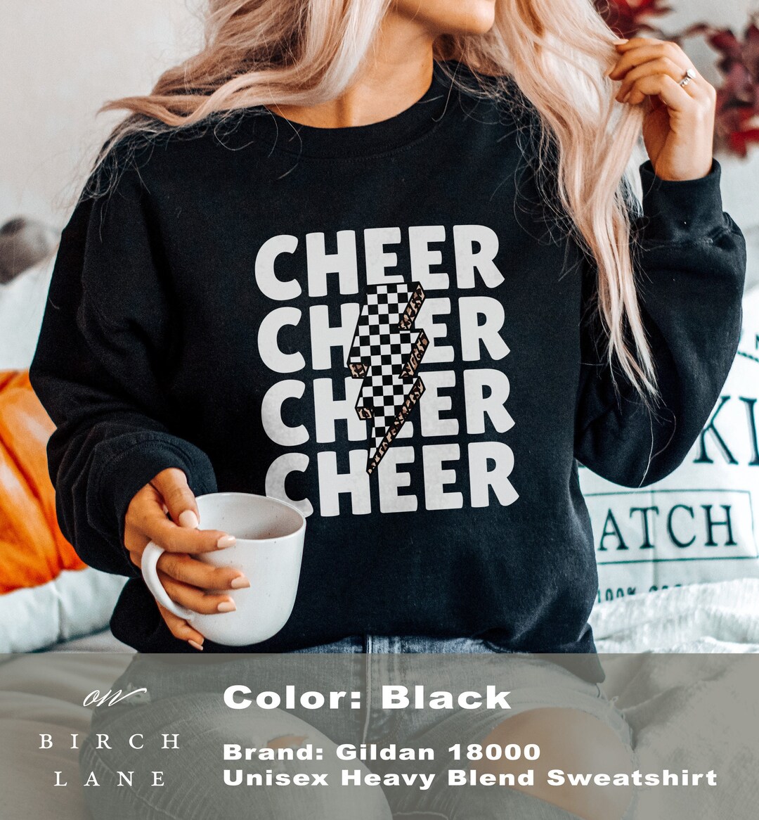 Girls Cheer Sweatshirt, Cheerleading Sweatshirt, Game Day Sweatshirt ...