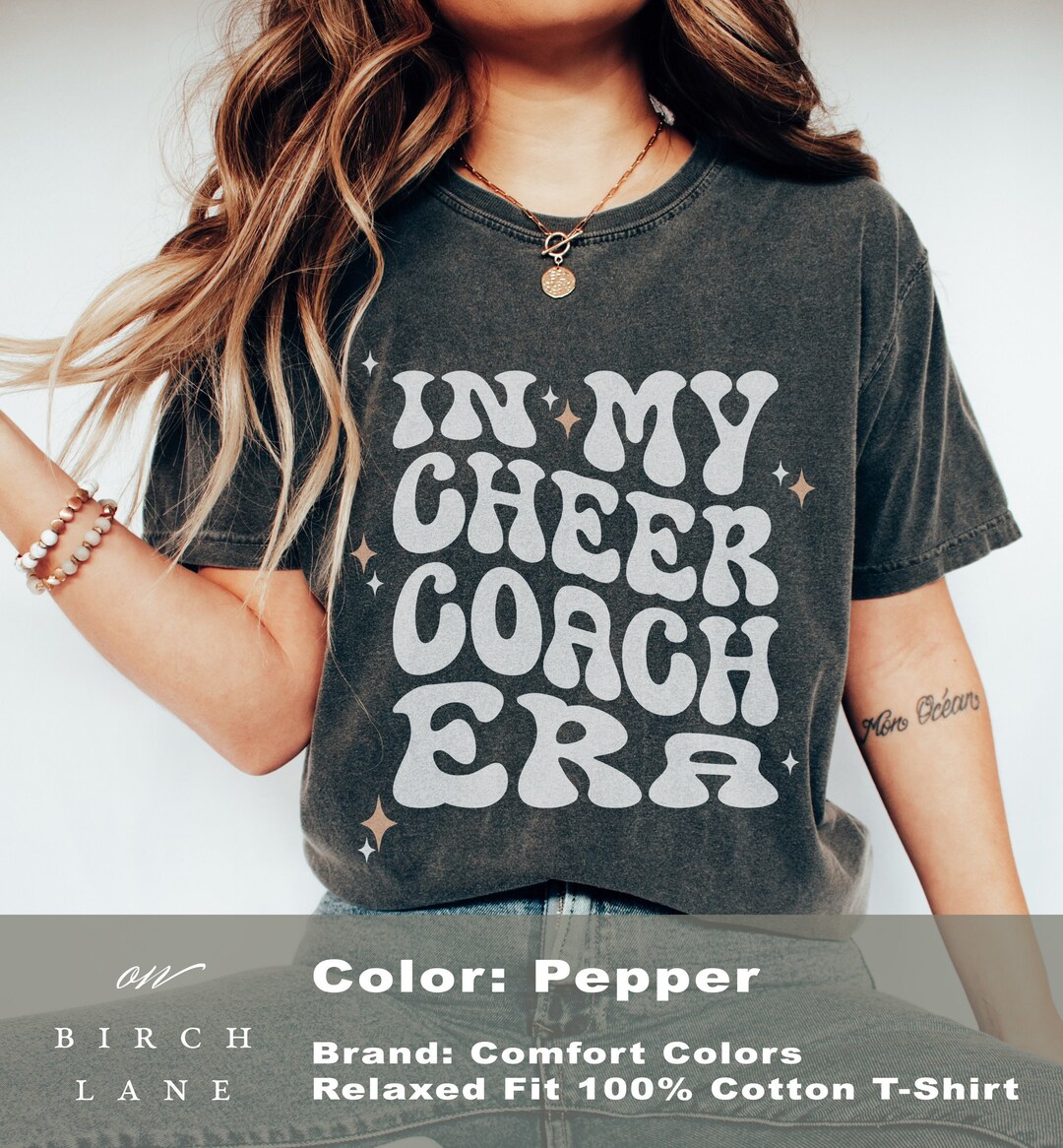 Cheer Coach Shirt Cheer Coach Gift Competitive Cheerleader Coach T ...