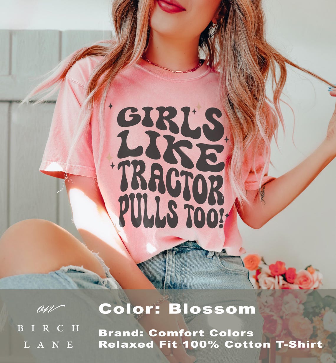 Tractor Pulling Shirt Farm Chores T Shirt Womens Tractor Pull Hobby ...