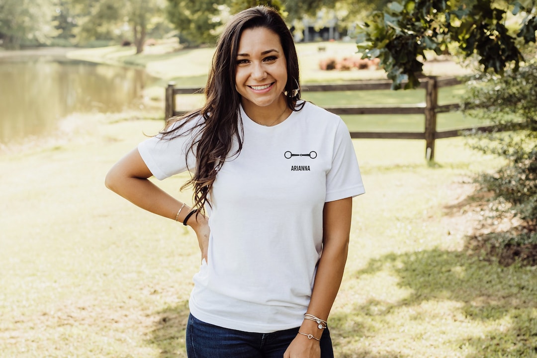 Custom Horseback Riding T-shirt, Personalized Horse Shirt, Equestrian ...