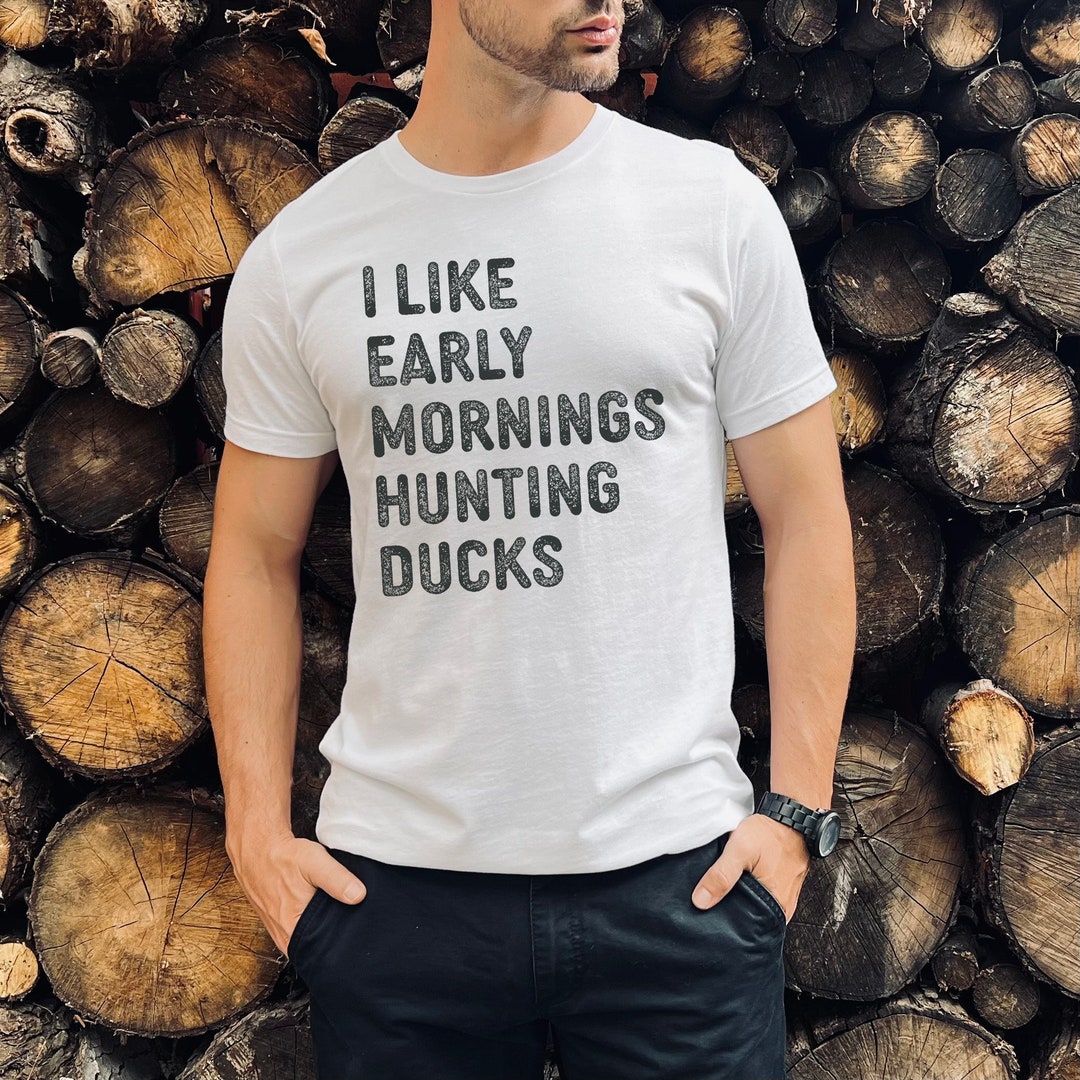 Hunting Shirt for Duck Hunting, Duck Hunter T-shirts, Men's Waterfowl T ...