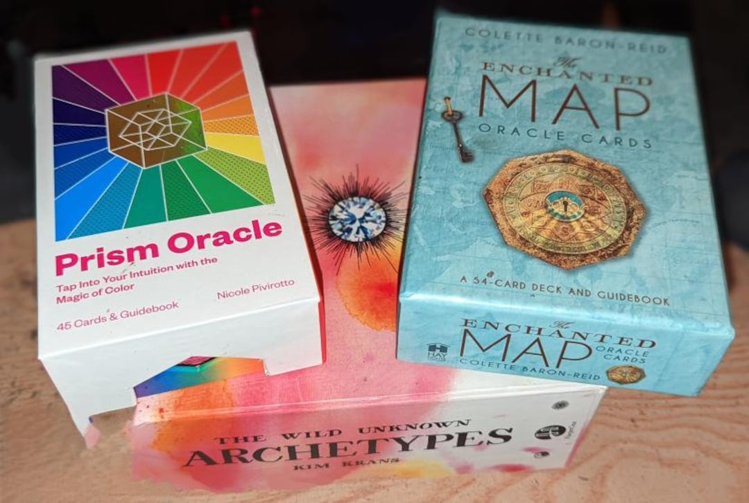 Three Card Oracle Card Pull With Oracular Digital AI Art Piece - Etsy