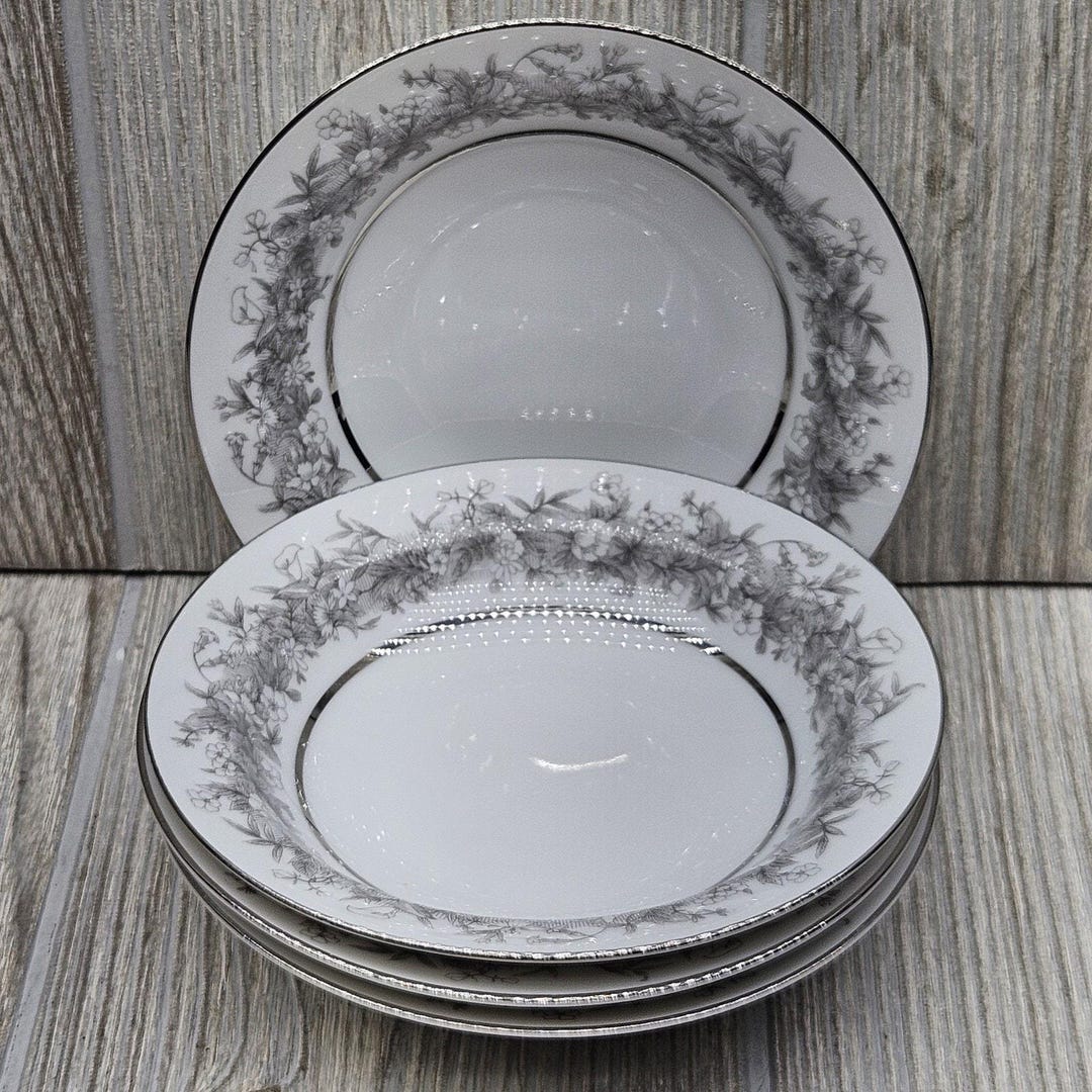 Set of 4 Sango Florentine Fruit Dessert Sauce Bowls 5.5" Vtg Japan ...