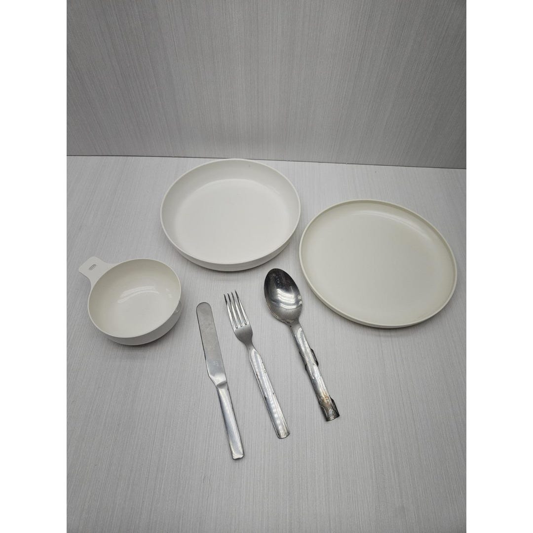 Vintage Swedish Military Perstorp Isolit Mess Kit and Utensils 3 Crown ...