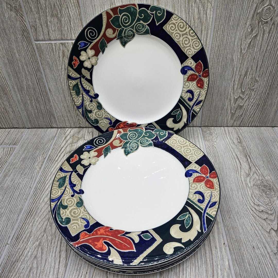 Set of 5 Christopher Stuart Optima Pasha's Palace Dinner Plates HK201 ...