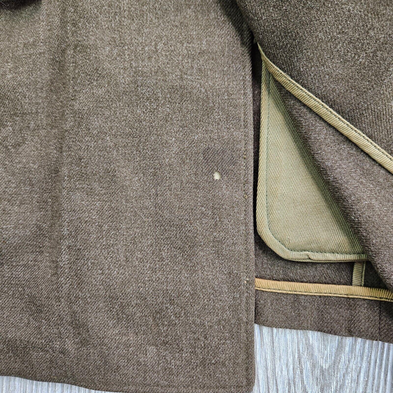 WWII US Army Wool Uniform Jacket Size 39R 1942 Dated With Ruptured Duck Patch - Etsy