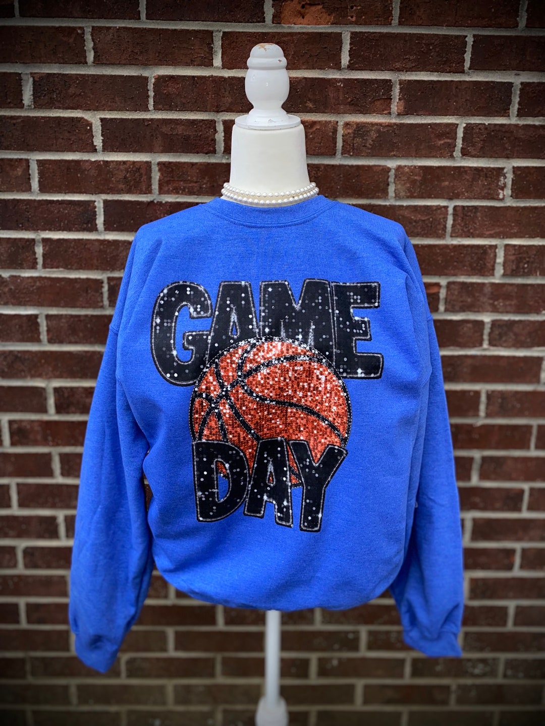 Basketball Sequin Sweatshirt | Sequin Sweatshirt | Basketball ...