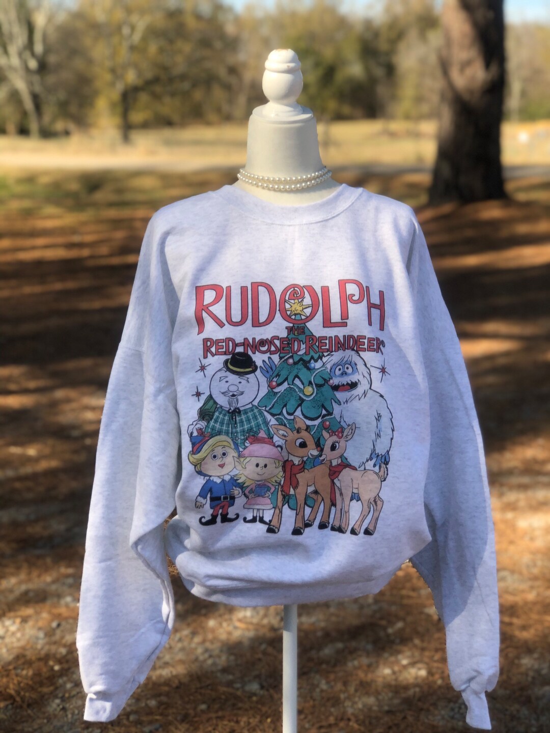 Vintage Rudolph Sweatshirt | Christmas Sweatshirt | Retro Christmas ...