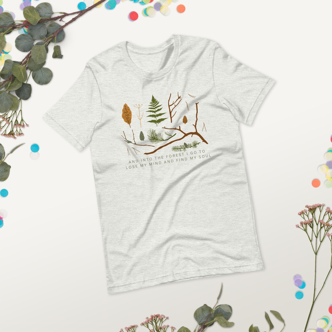 Into the Forest Tshirt Muir, Into the Forest Tee, Hike Tee, Thru Hiker ...