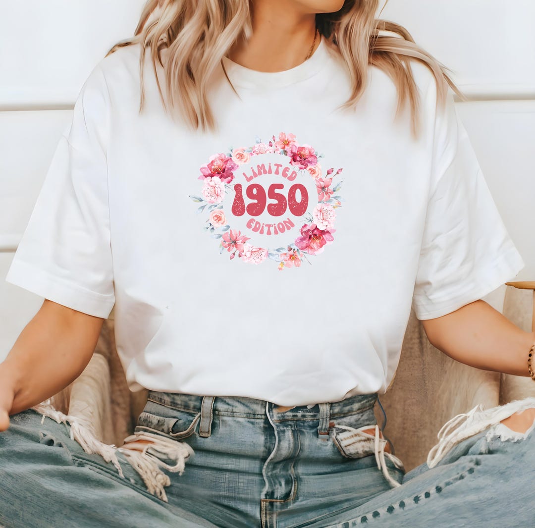 The Best of 1950 Tshirt,75th Birthday Shirt,retro 1950 Birthday Tshirt ...