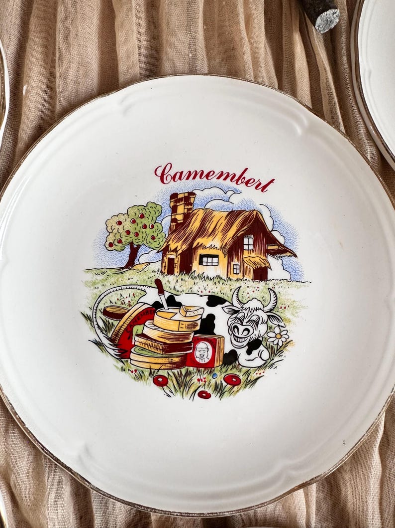 Vintage French Faience Plates - Moulin Des Loups Floral Dinnerware - Etsy