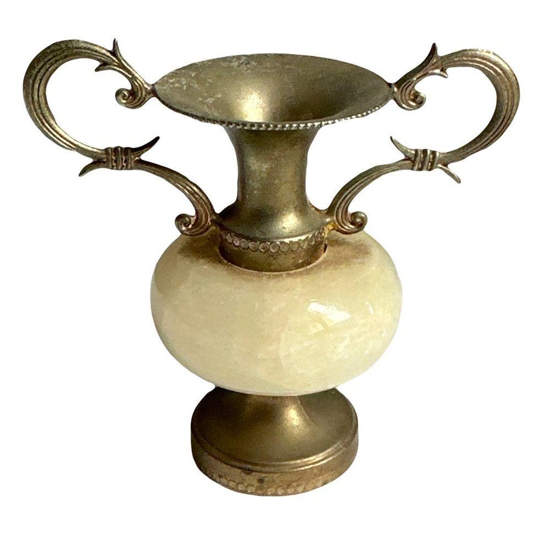 Mini Onyx Amphora Vintage Vase With Decorative Handles. Greek Inspired ...