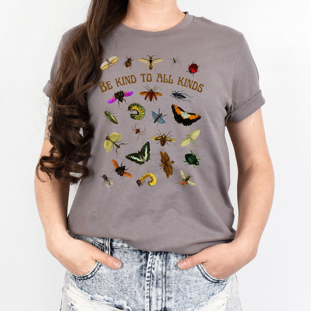 Vintage Bug Tshirt, Cottage Core Insect Shirt, Cute Butterfly and Lady ...