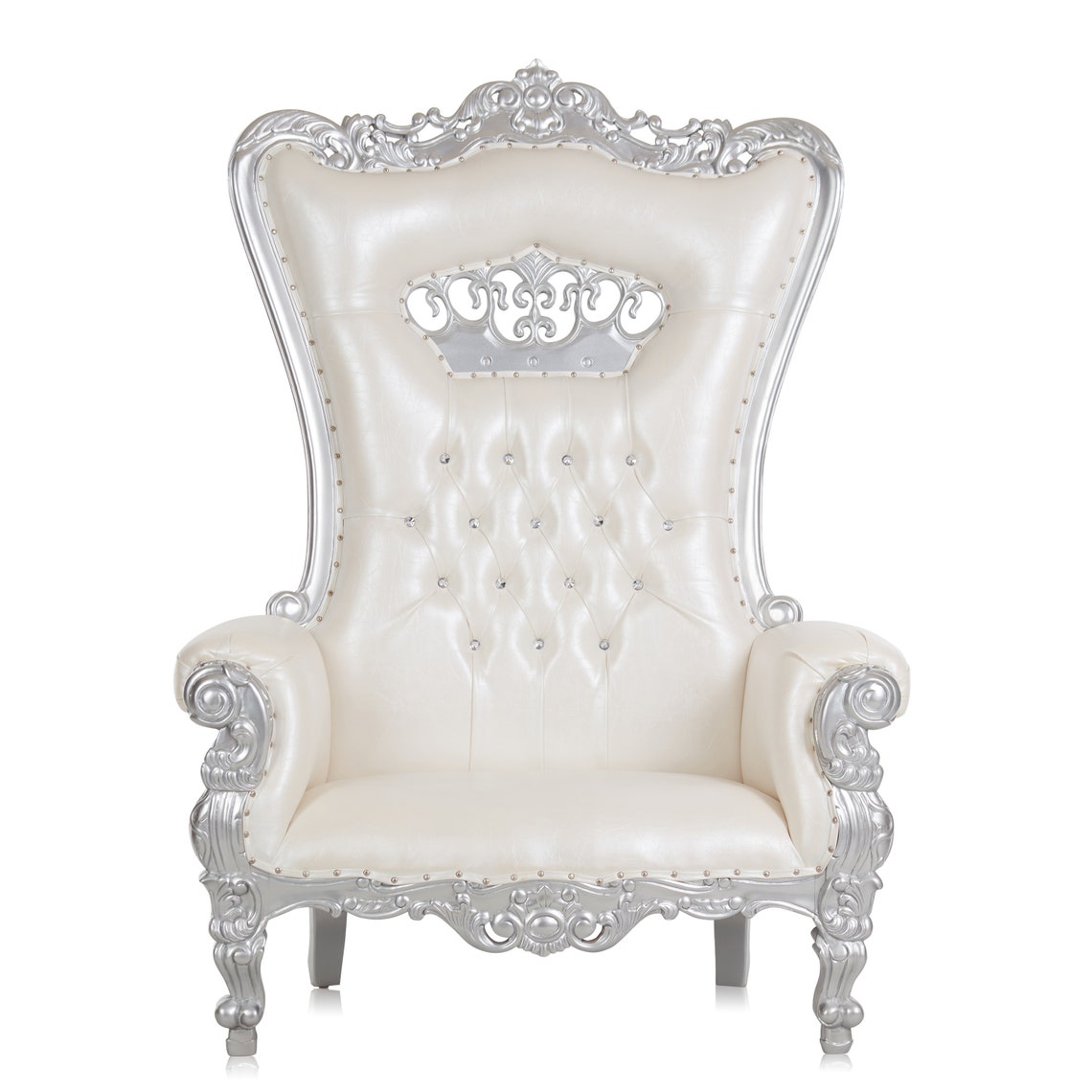 Handcrafted Crown Insert Extra Wide Wedding/baby Shower Style Throne ...