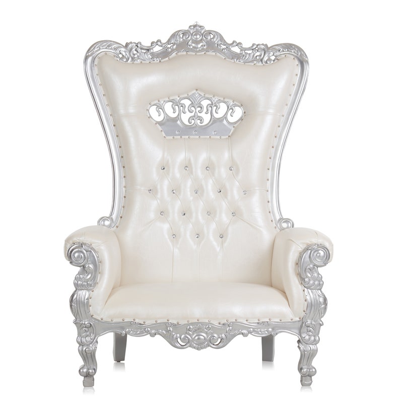 Handcrafted Crown Insert Extra Wide Wedding/baby Shower Style Throne ...