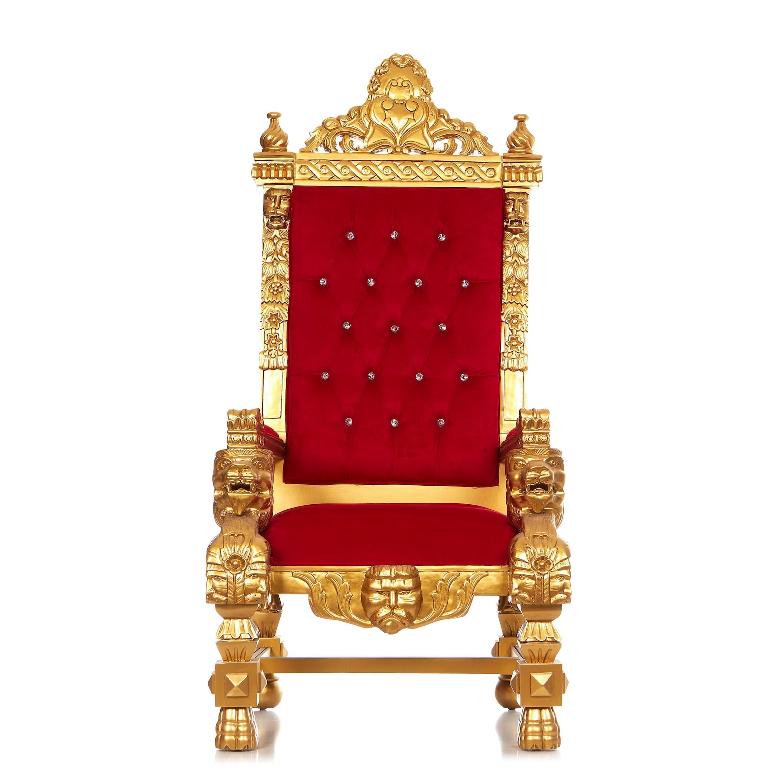 Handcrafted Square-back Accent Design King Throne Chair - Etsy