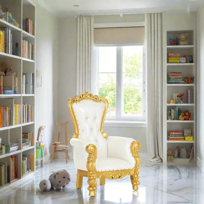 White Princess Chair - Etsy