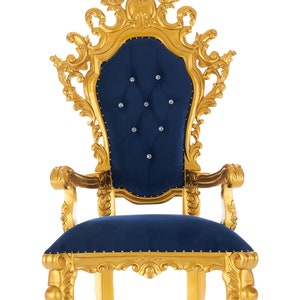 Handcrafted Gothic King Throne Chair - Etsy