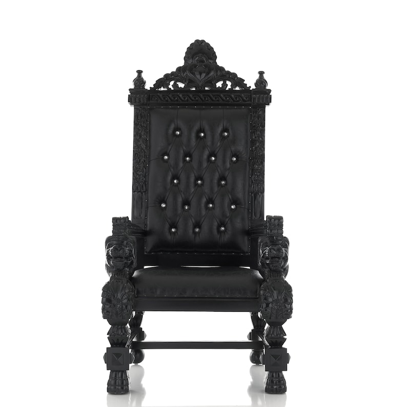 Handcrafted Square-back Accent Design King Throne Chair - Etsy