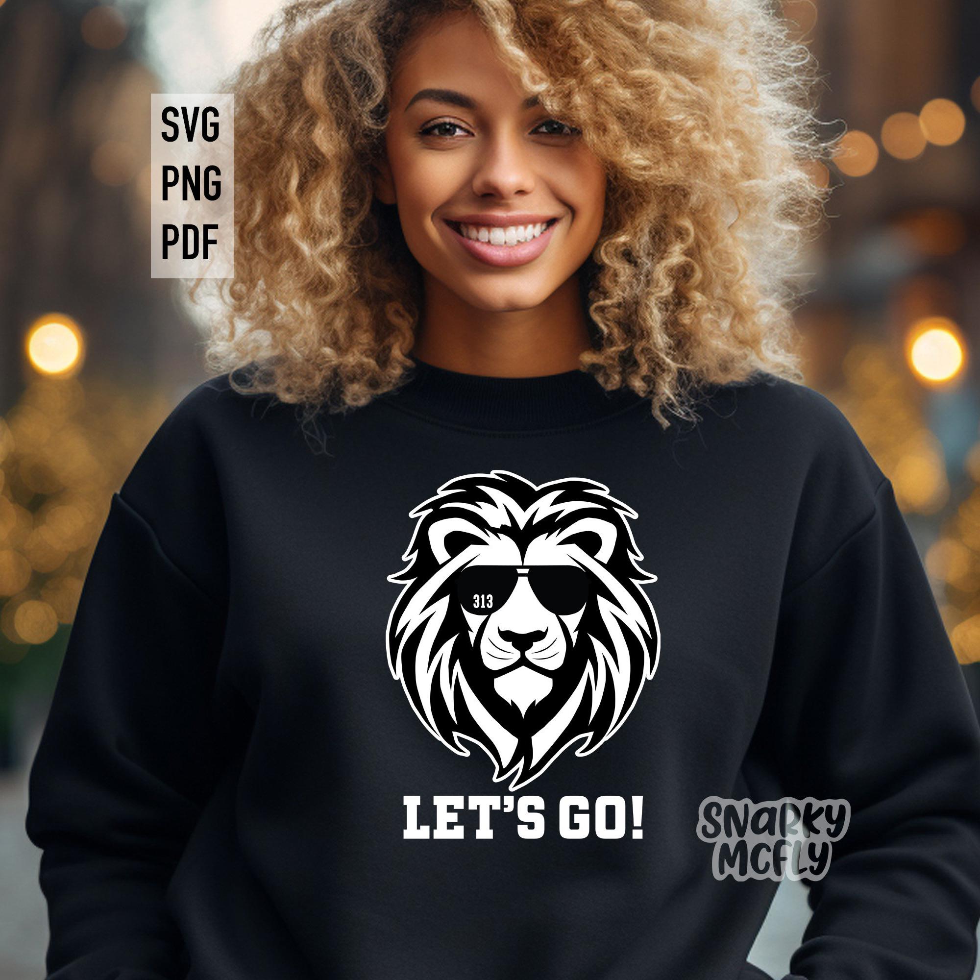 313 Lets Go Football Svg, Detroit Football Svg, Lions Football Shirt ...