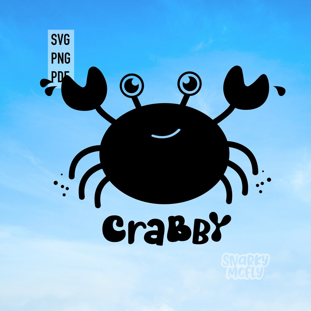 Sea Creature Svg Kids Funny T-shirt Svg Crab Svg Cricut Graphic - Etsy
