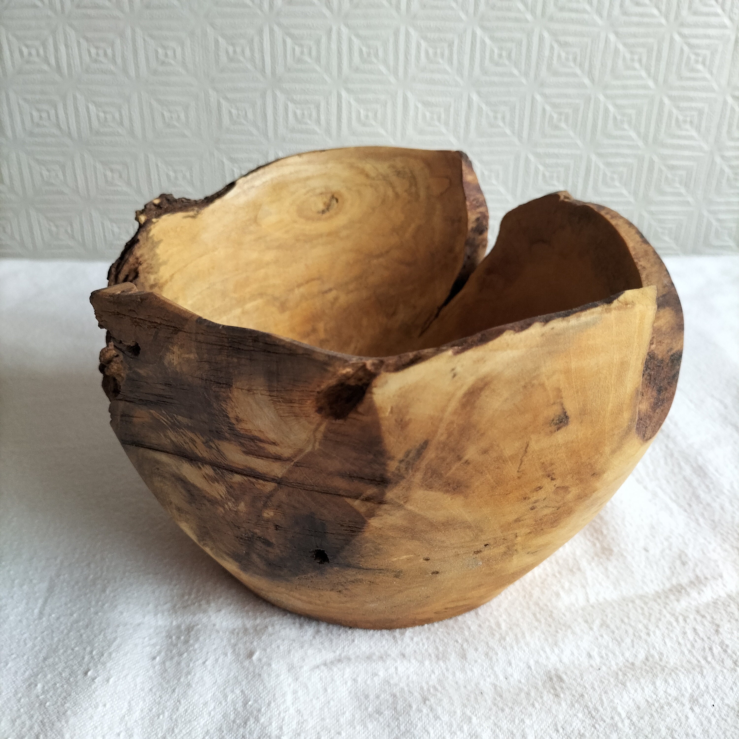 Rustic Hand Crafted Bowl - Etsy