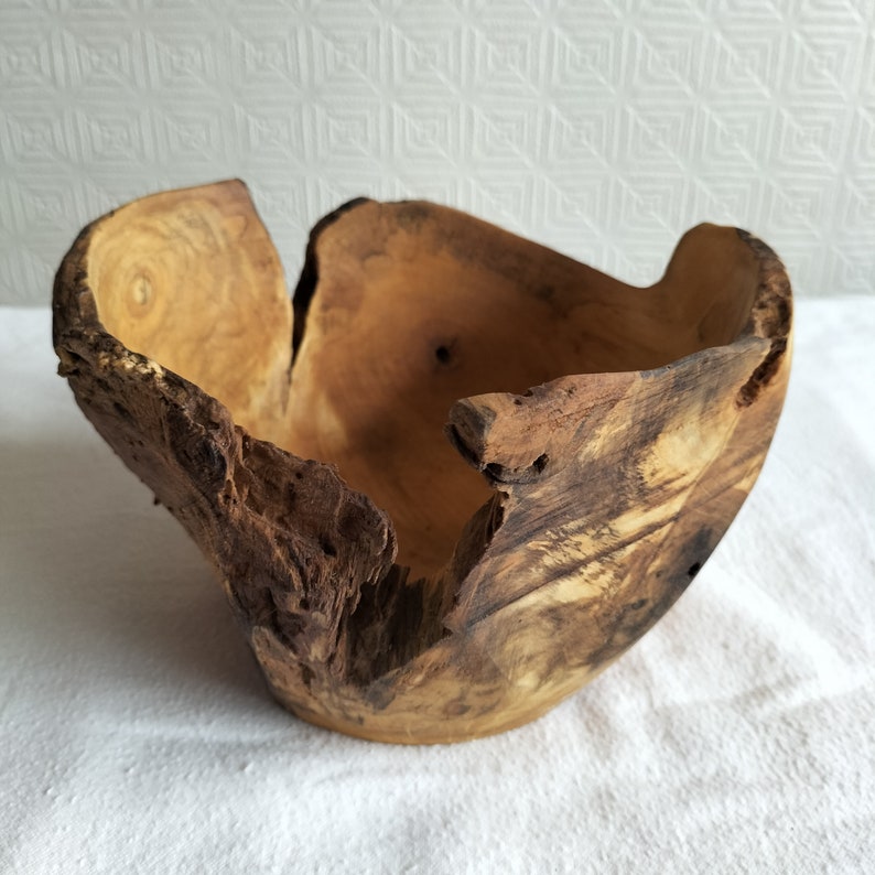 Rustic Hand Crafted Bowl - Etsy