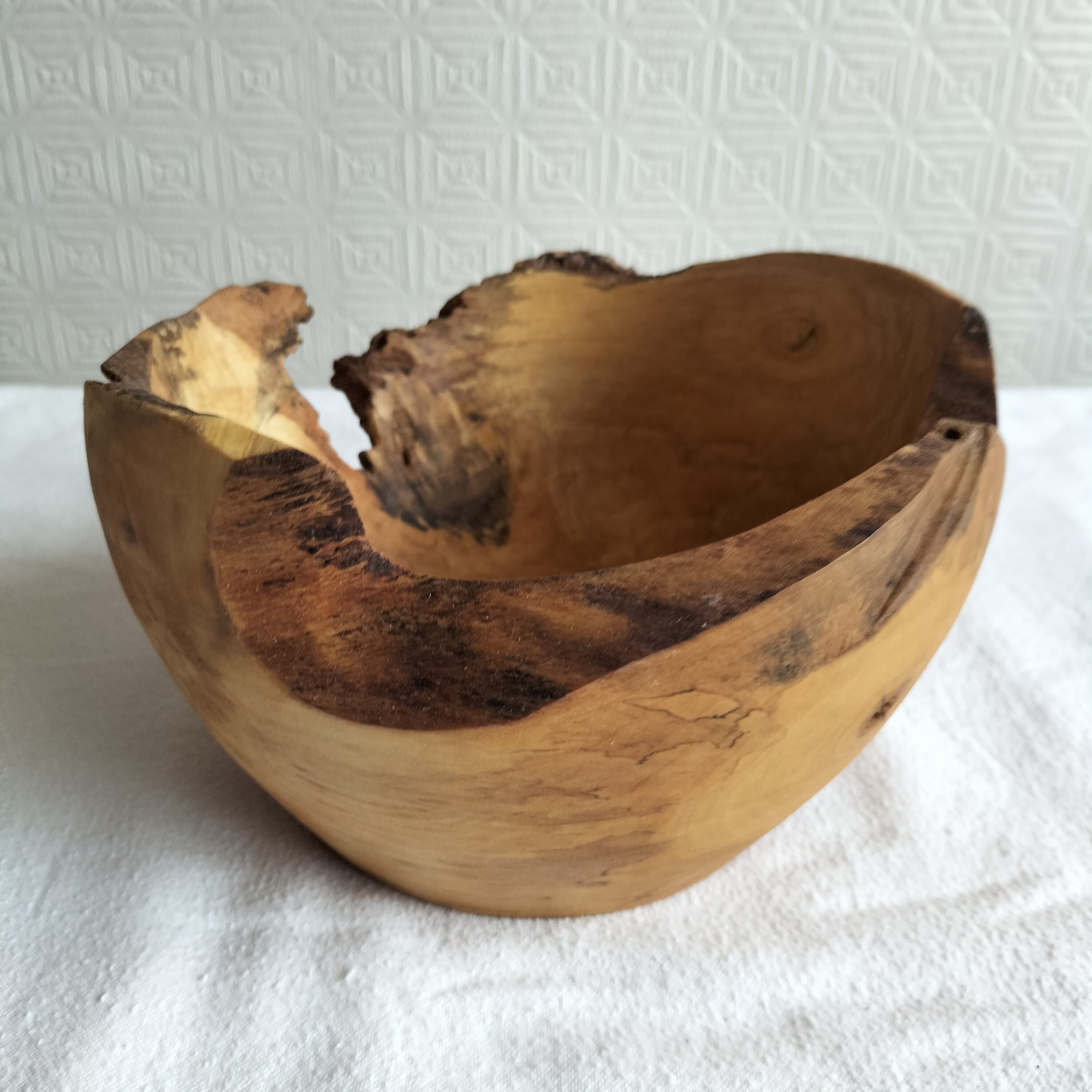 Rustic Hand Crafted Bowl - Etsy