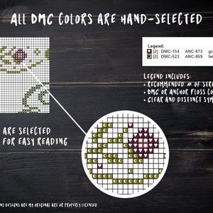 Worm Tea | Digital Cross Stitch Pattern by Broomsticksandbobbins ...