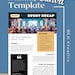 Event Recap Template, Canva Templates, Case Study One-pager, Event ...