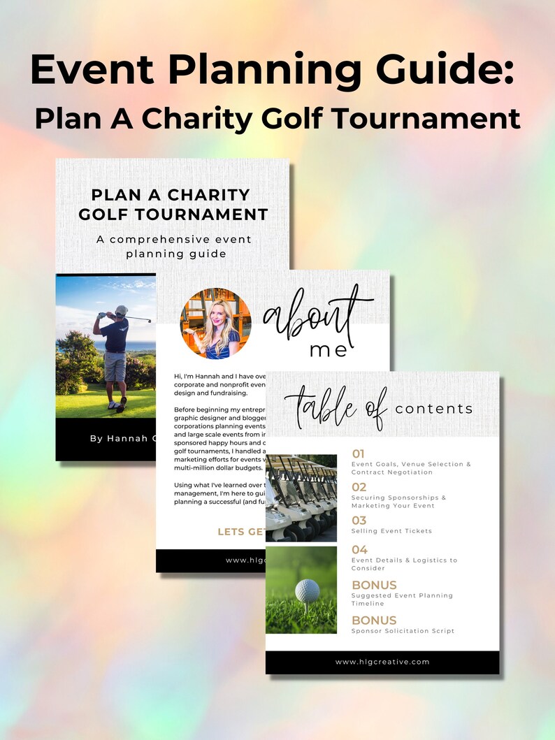 Ebook: How to Plan a Charity Golf Tournament, Nonprofit Event Planning ...