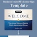 Corporate Event Welcome Sign Template: Editable Canva Sign (18x24 ...