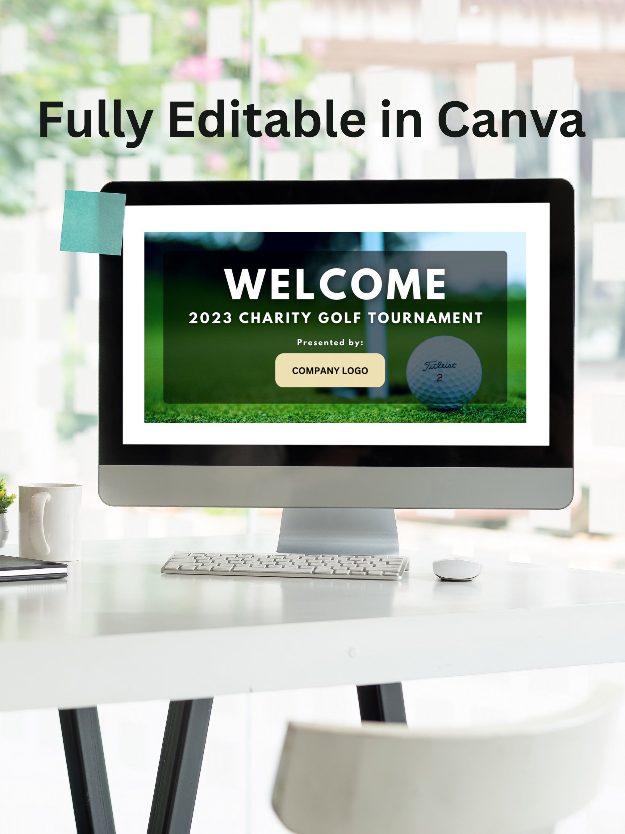 Event Welcome Banner, Golf Tournament Signage, Canva Templates ...