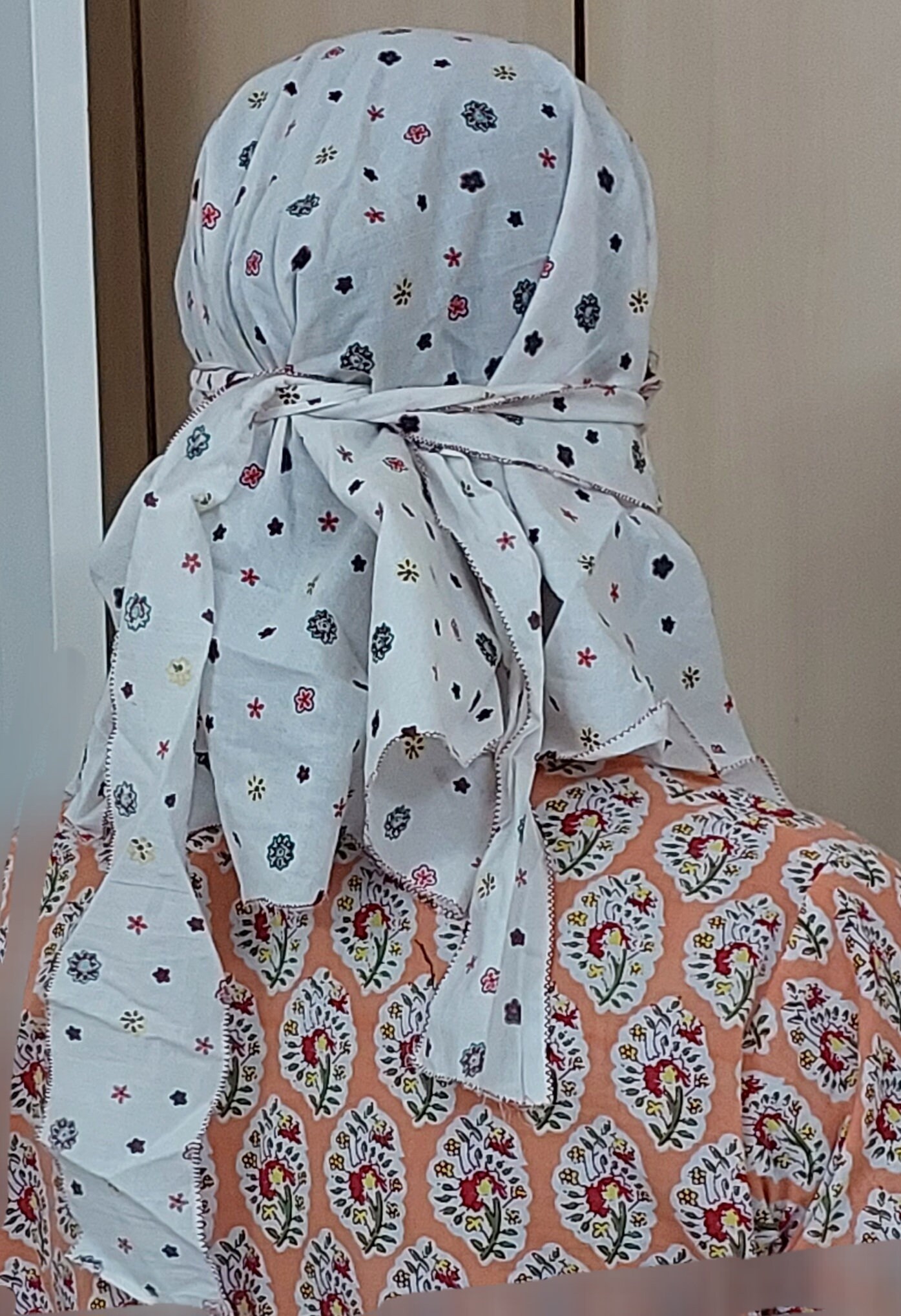 Ready to Wear, Easily Wearable Cotton Sun Protection Face Scarf MINIMUM ...