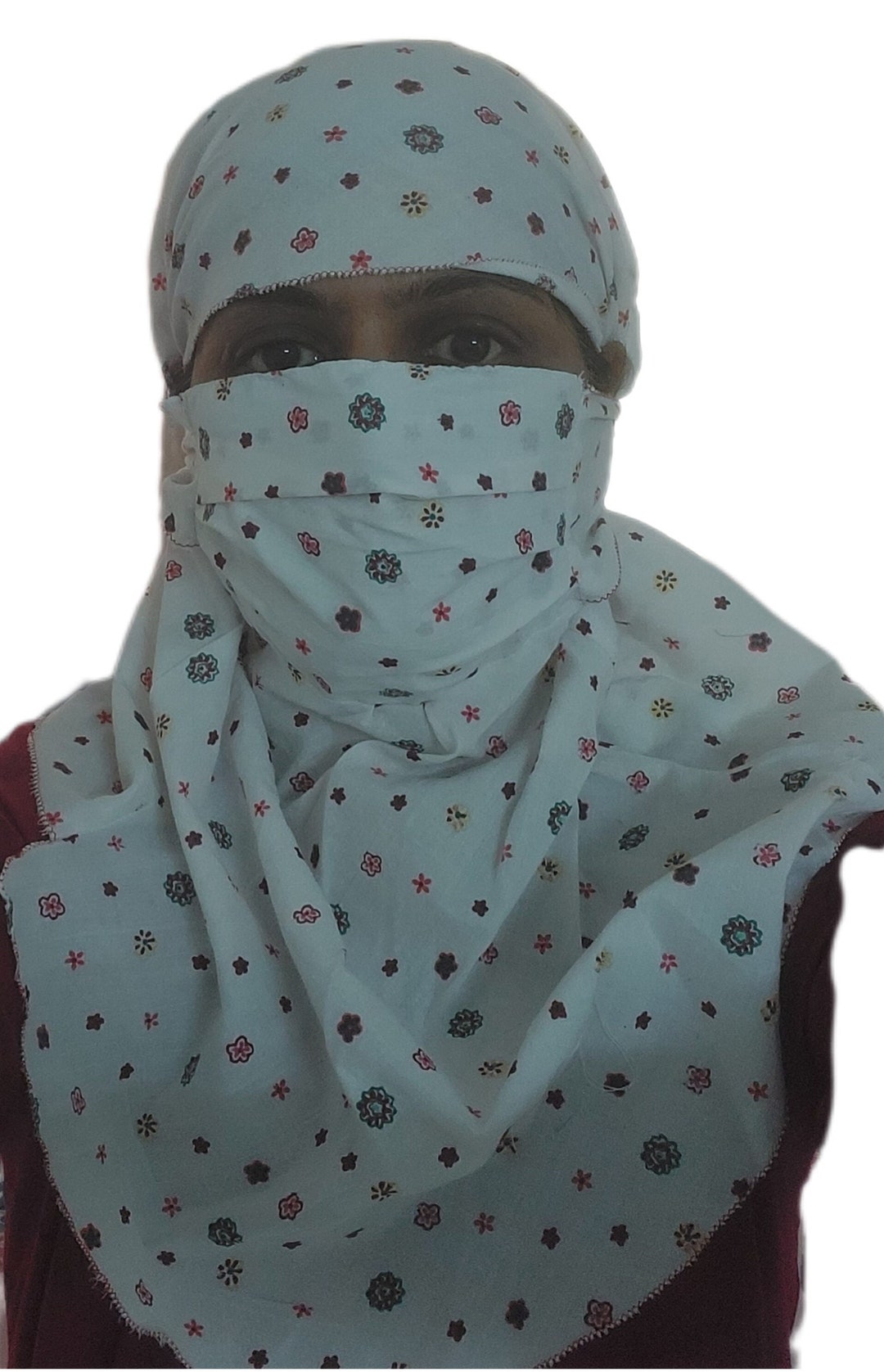 Ready to Wear, Easily Wearable Cotton Sun Protection Face Scarf MINIMUM ...