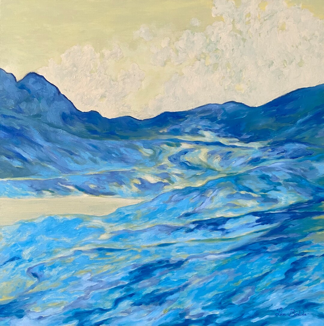 Small Square Format Landscape Painting - Etsy