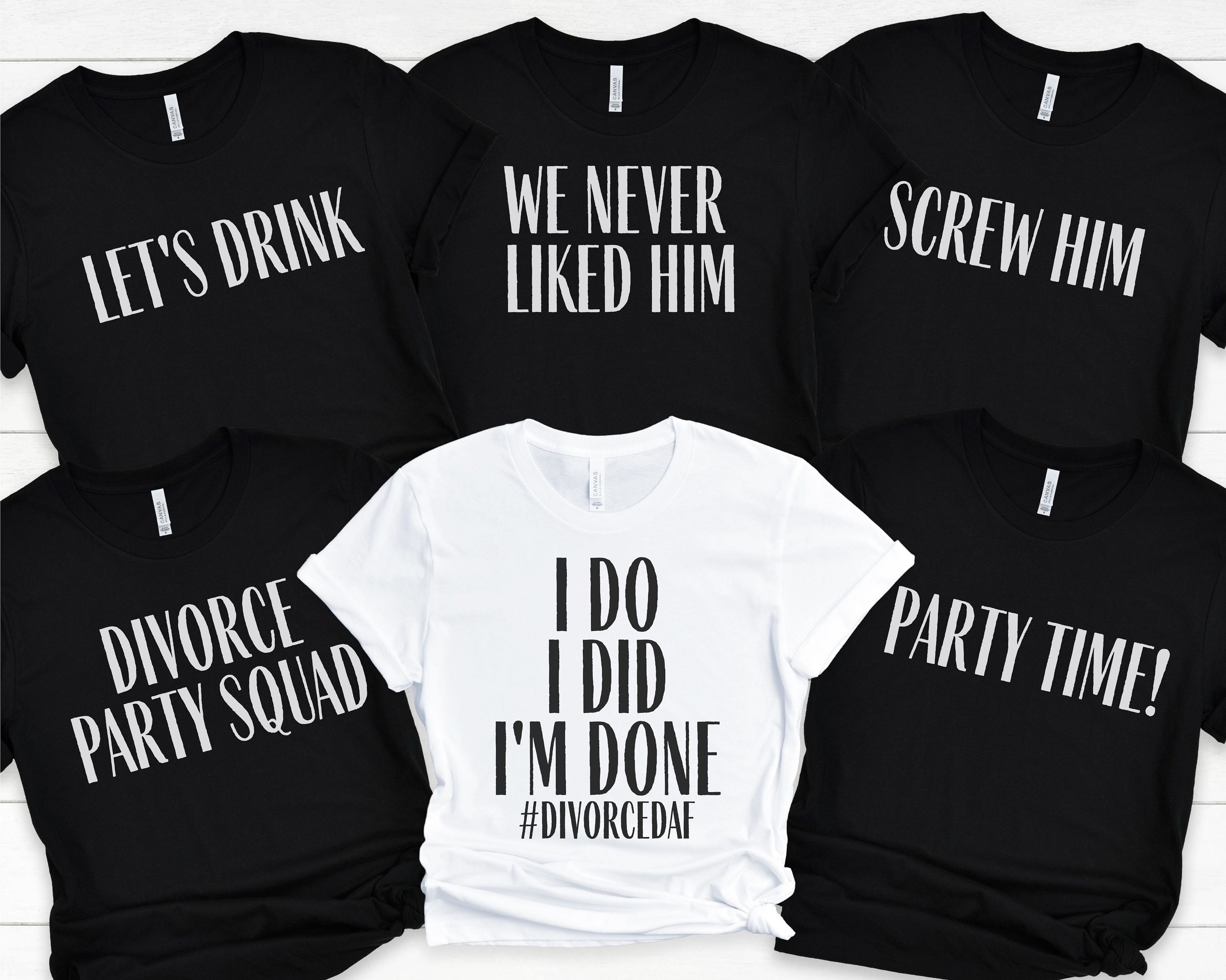 Divorce Party Shirts