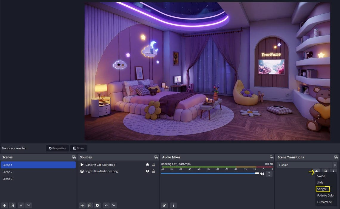 Stream Overlay - Waiting Screen & Transition - Cute Cat - Etsy