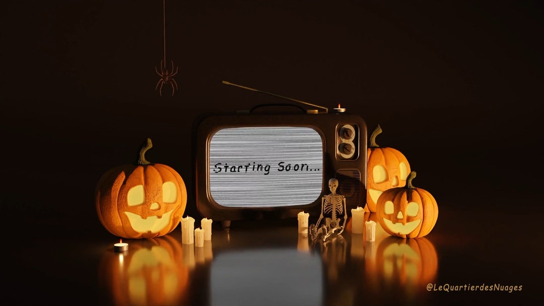 Twitch Overlay Halloween Loop Animated Stream Background - Etsy