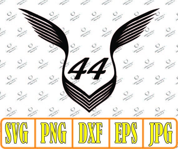 Lewis Hamilton 44 Wings. F1 Driver SVG Cut File - Etsy UK