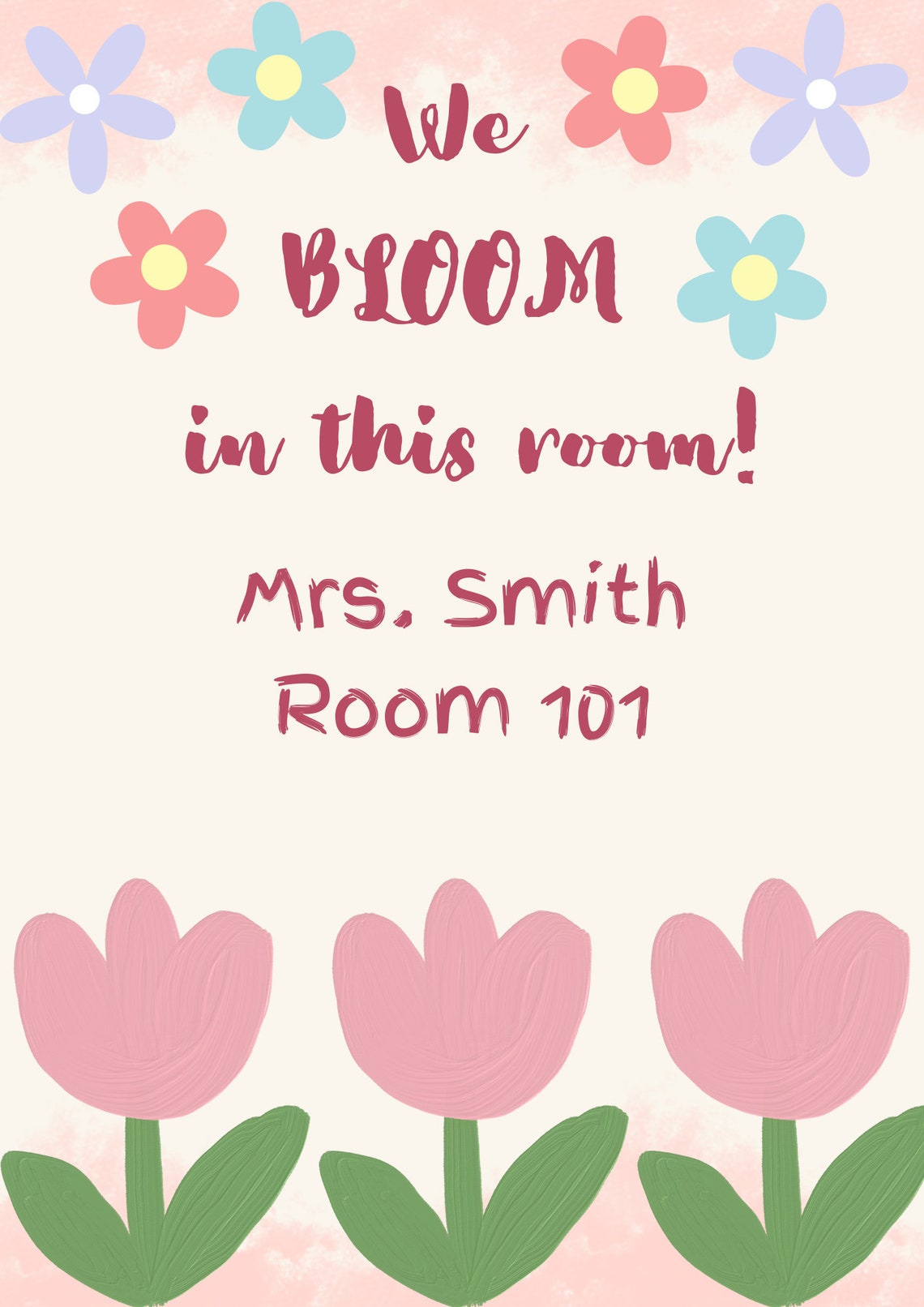 Classroom Door Poster - Etsy